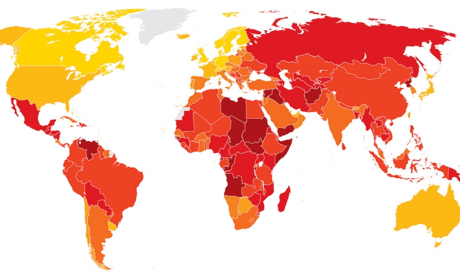 2018 CPI Transparency International - The Business Report